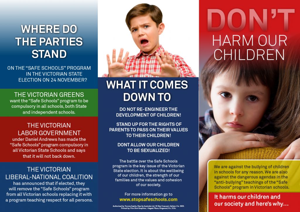 DL Brochure 6pp -1 | CAUSE(Coalition Against Unsafe Sexual Education)